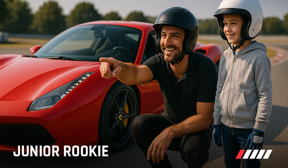 Regala un'esperienza di guida in pista - Rookie Junior - CarSchoolBox